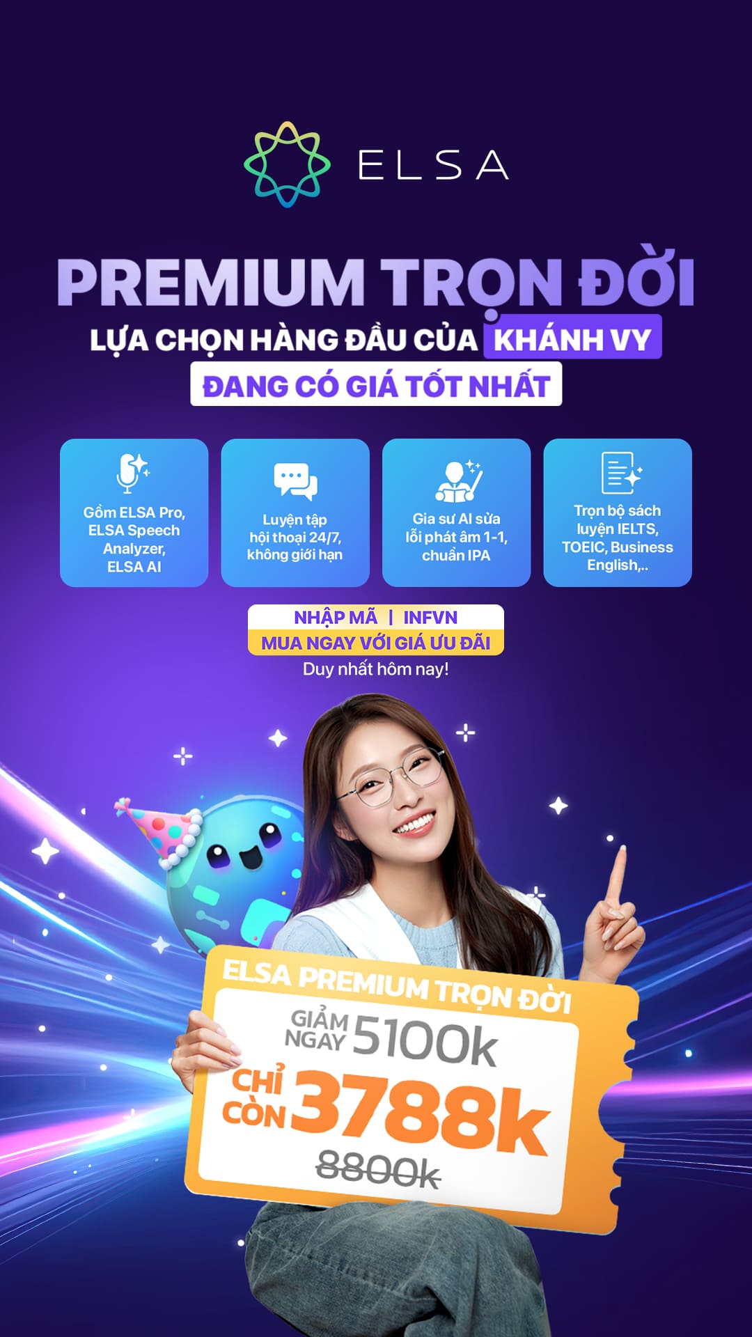 Có tải ELSA Speak trên máy tính (PC) được không?