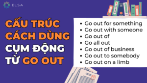 Go out là gì? Định nghĩa, cách dùng, mẫu câu và bài tập