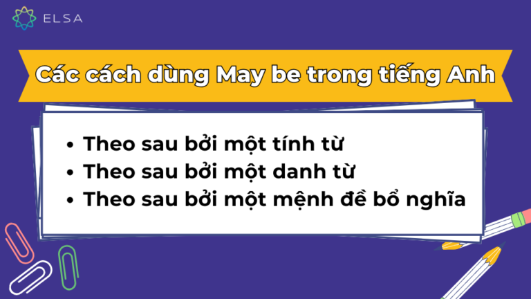 Maybe là gì? Phân biệt Maybe và May be | Cách dùng và bài tập