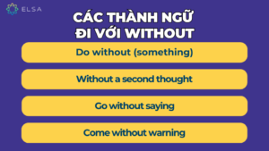 Bỏ túi cấu trúc Without trong tiếng Anh: ý nghĩa và cách dùng