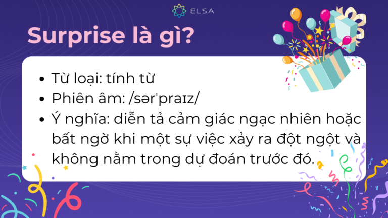 Surprised đi với giới từ gì? Cách dùng cấu trúc surprised