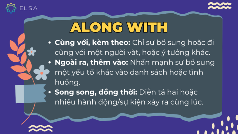 Along with là gì? Cấu trúc, cách sử dụng và bài tập với Along with