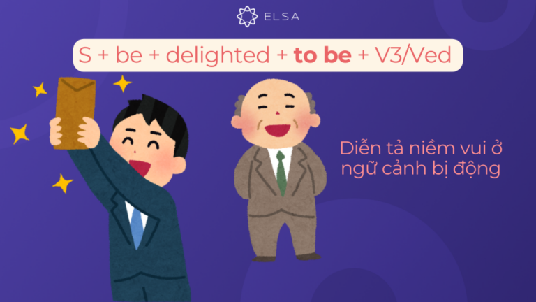 Delighted đi với giới từ gì? Cách dùng và bài tập có đáp án
