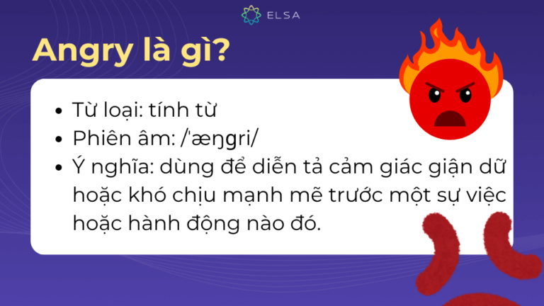 Angry đi với giới từ gì? Cấu trúc và cách dùng Angry chi tiết