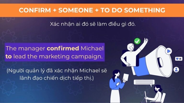 Confirm đi với giới từ gì? Cấu trúc và cách dùng chi tiết