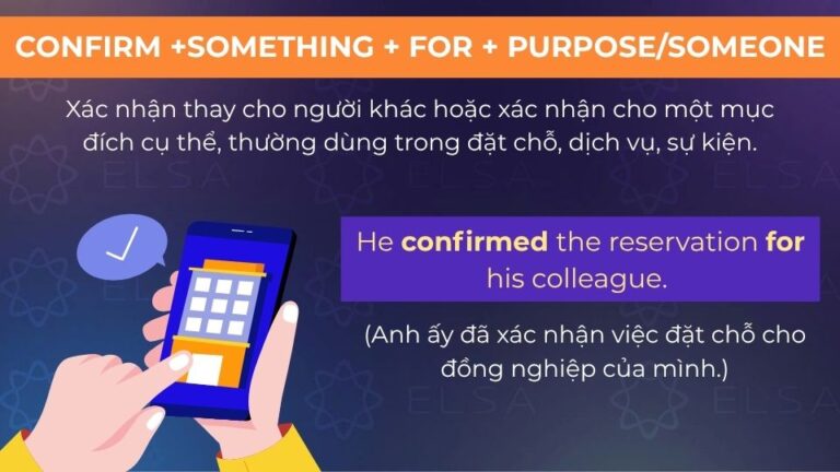 Confirm đi với giới từ gì? Cấu trúc và cách dùng chi tiết