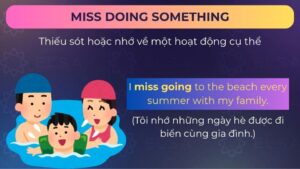 Miss to V hay Ving? Cách dùng và bài tập vận dụng Miss