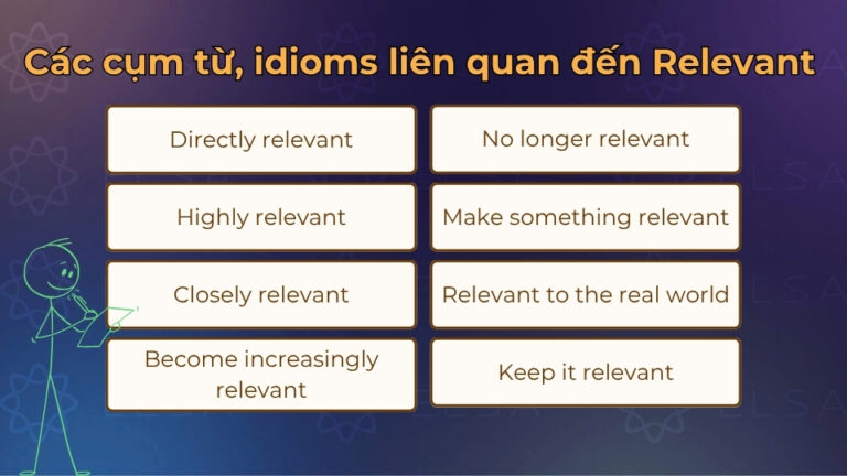 Relevant đi với giới từ gì? Cách dùng và các từ đồng nghĩa