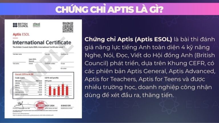 Chứng chỉ Aptis là gì? Chứng chỉ Aptis có thời hạn bao lâu?