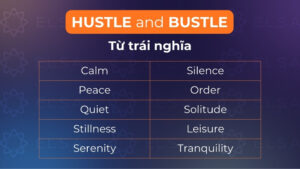 Hustle and bustle là gì? Cách dùng đúng chuẩn trong tiếng Anh