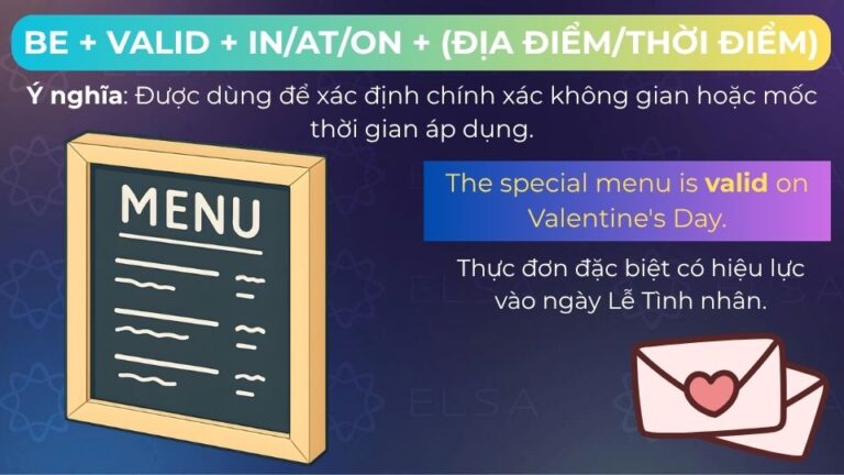 Valid đi với giới từ gì? Cấu trúc valid và ví dụ chi tiết, dễ hiểu